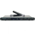 Technical Pro UHF Dual Handheld Wireless Microphone System XLR Output ...