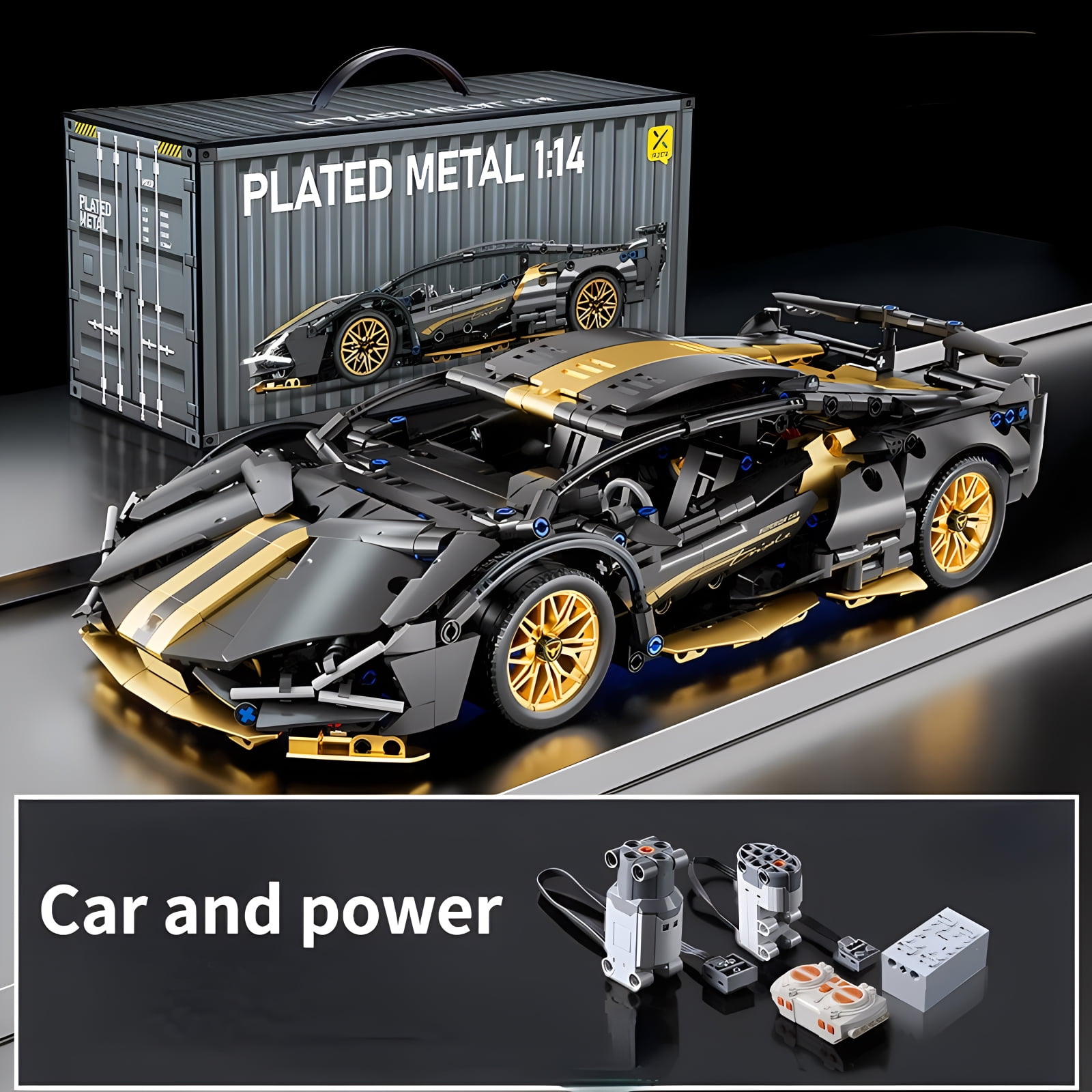 Technical Racing Sport Car Model Building Blocks technic adults 1:14 ...