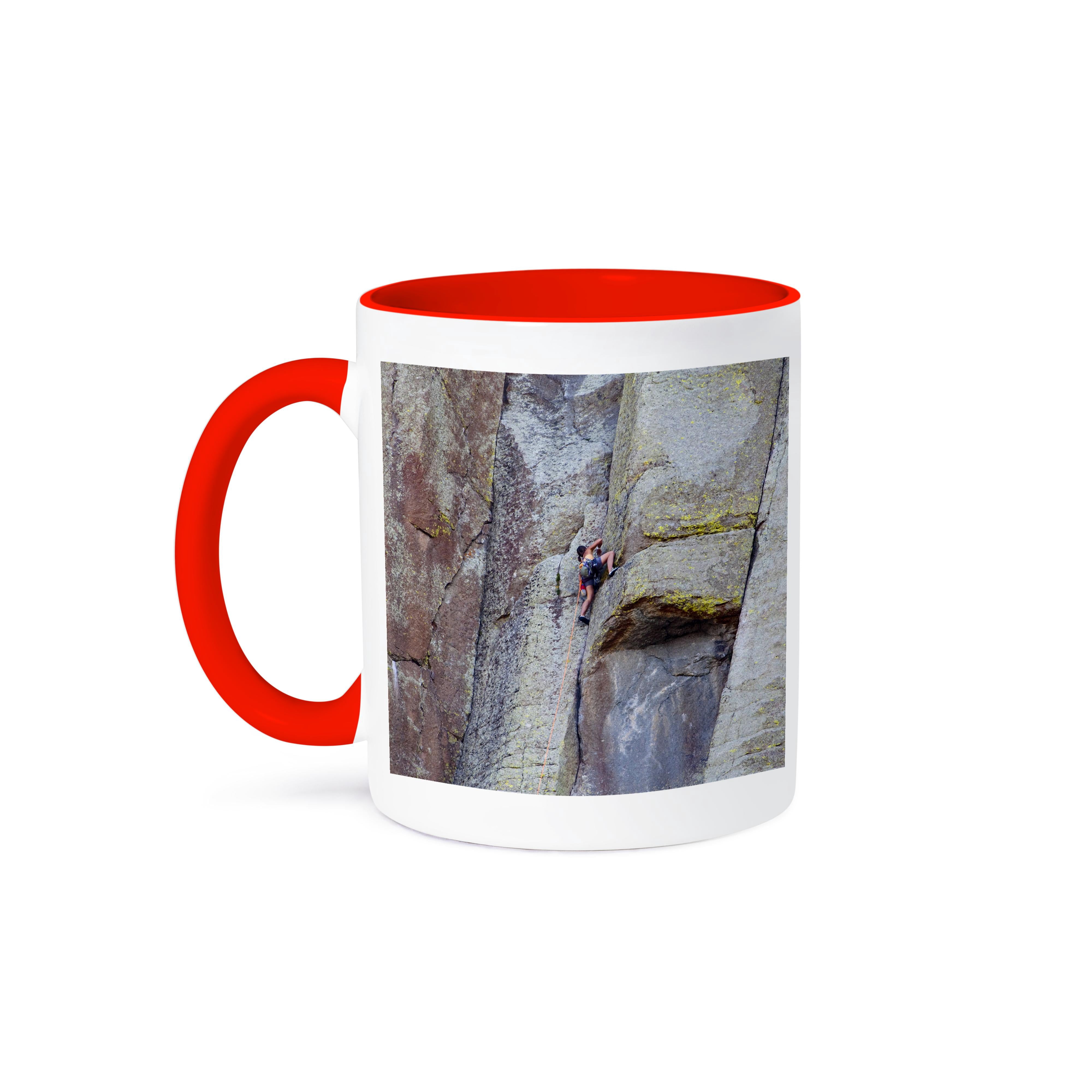 Technical Rock Climber, Devils Tower Columns, Wyoming - Us51 Fzu0017 ...
