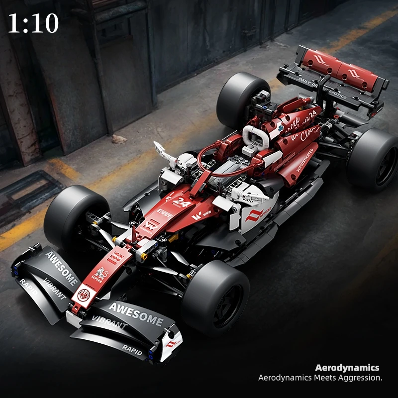 Technical Super Sports Car Formula Racing Building Blocks MOC City ...
