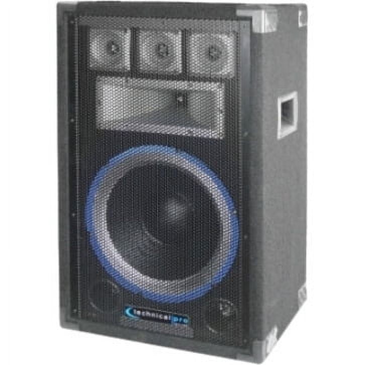 TechnicalPro VRTX12 5-way Pole Mount Speaker, Black - Home Studio PA ...