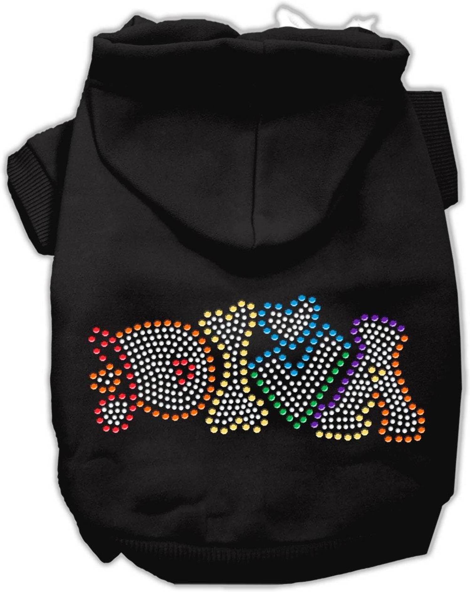 Pet, Dog Cat Hoodie Rhinestone, "Technicolor Diva" - Walmart.com
