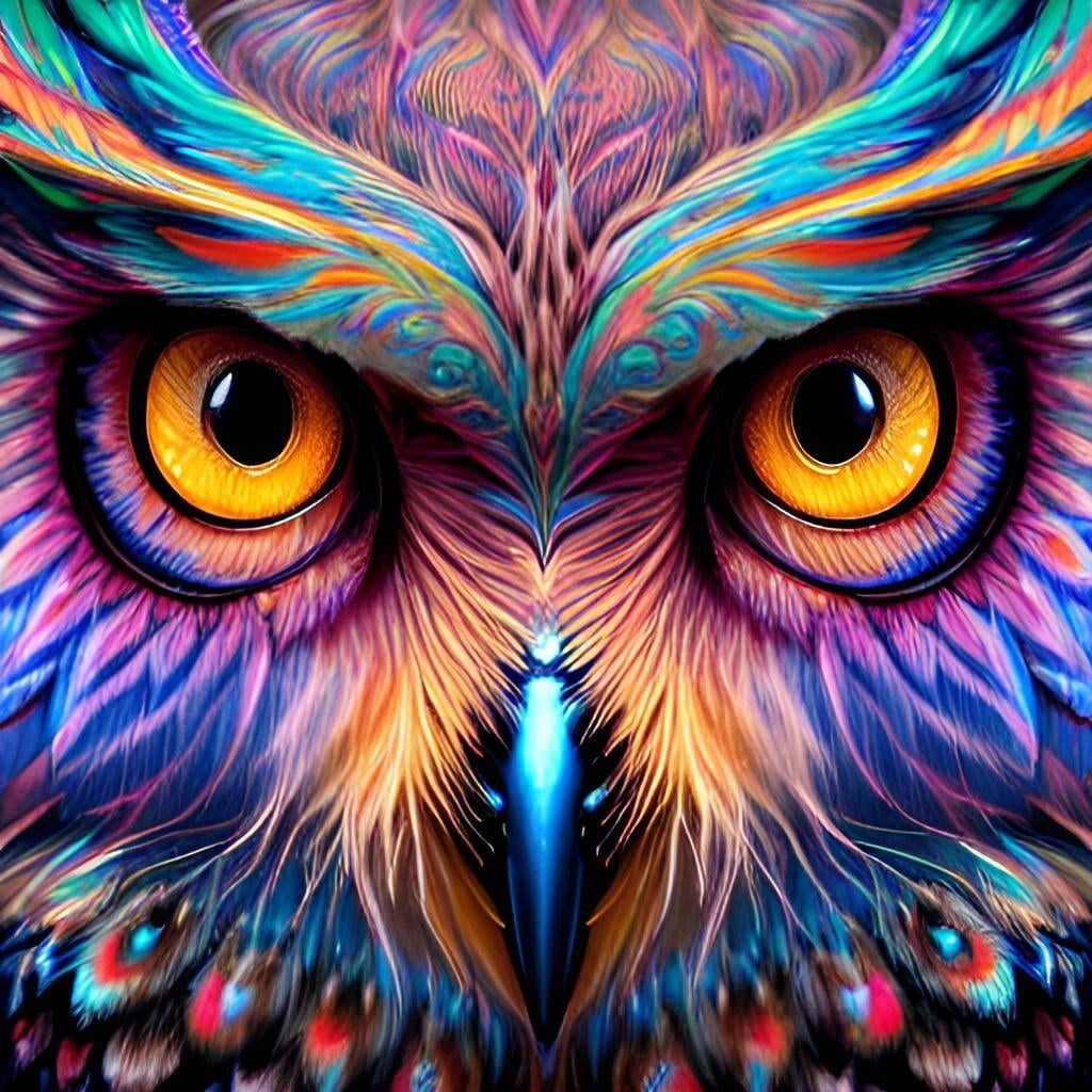 Technicolor Talons of the Wild - Canvas Wall Art - Walmart.com