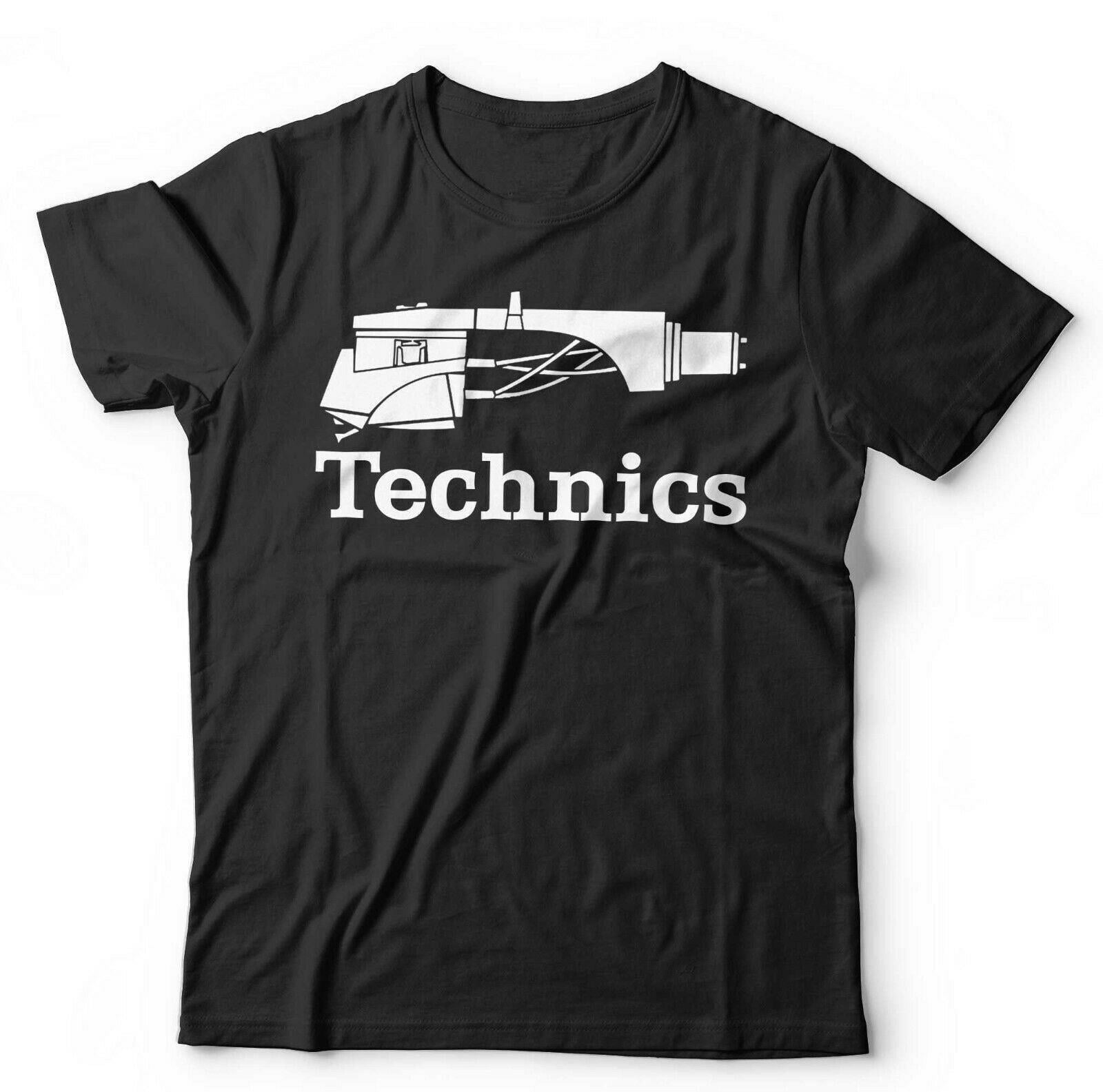 Technics Stylus Logo Tshirt - DJ, Dance, Electro, EDM, House, Acid ...