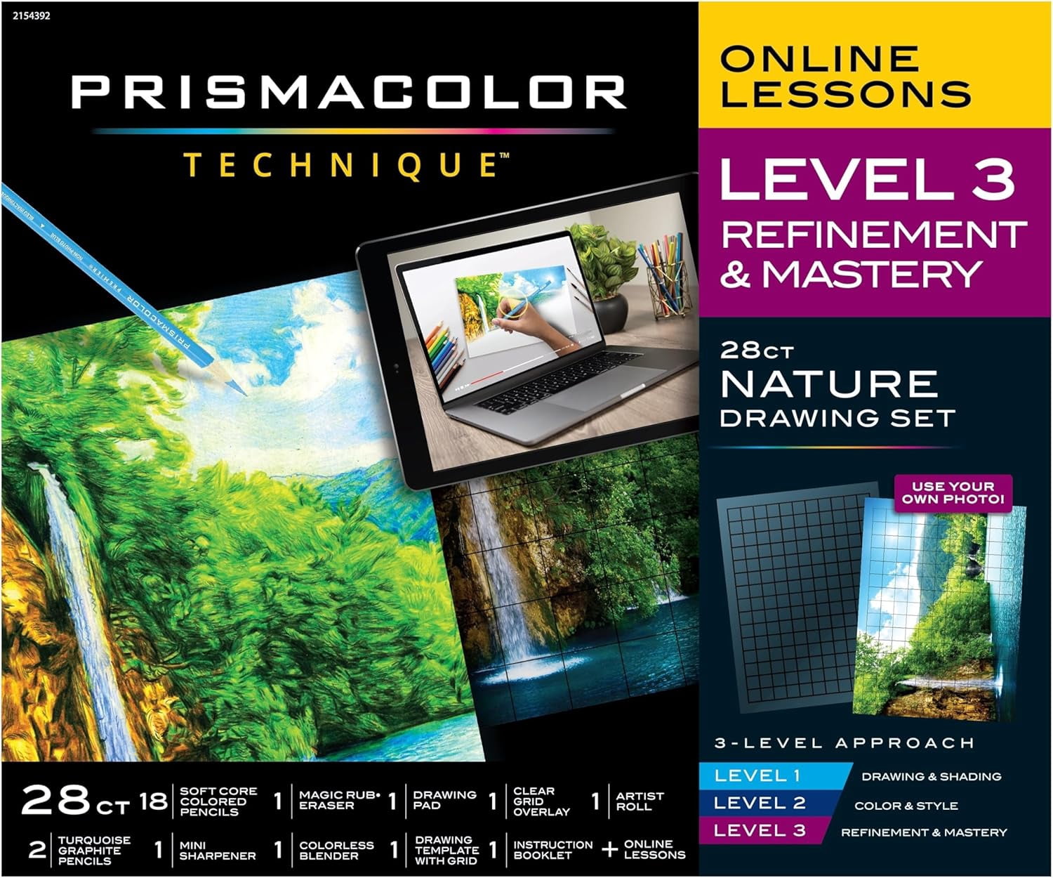 Technique, Art Supplies and Digital Art Lessons, Nature Drawing Set ...