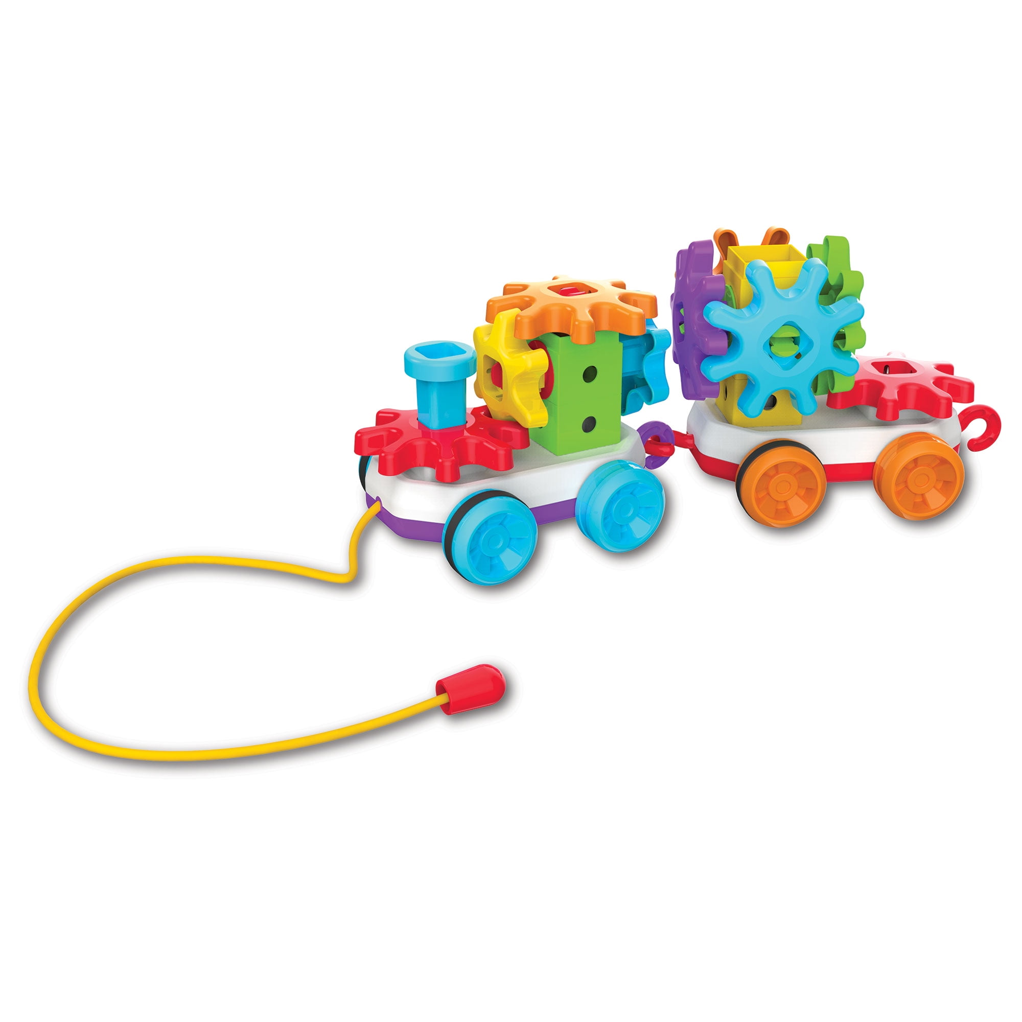 Techno Kids Stack & Spin Pull Along Train - Walmart.com