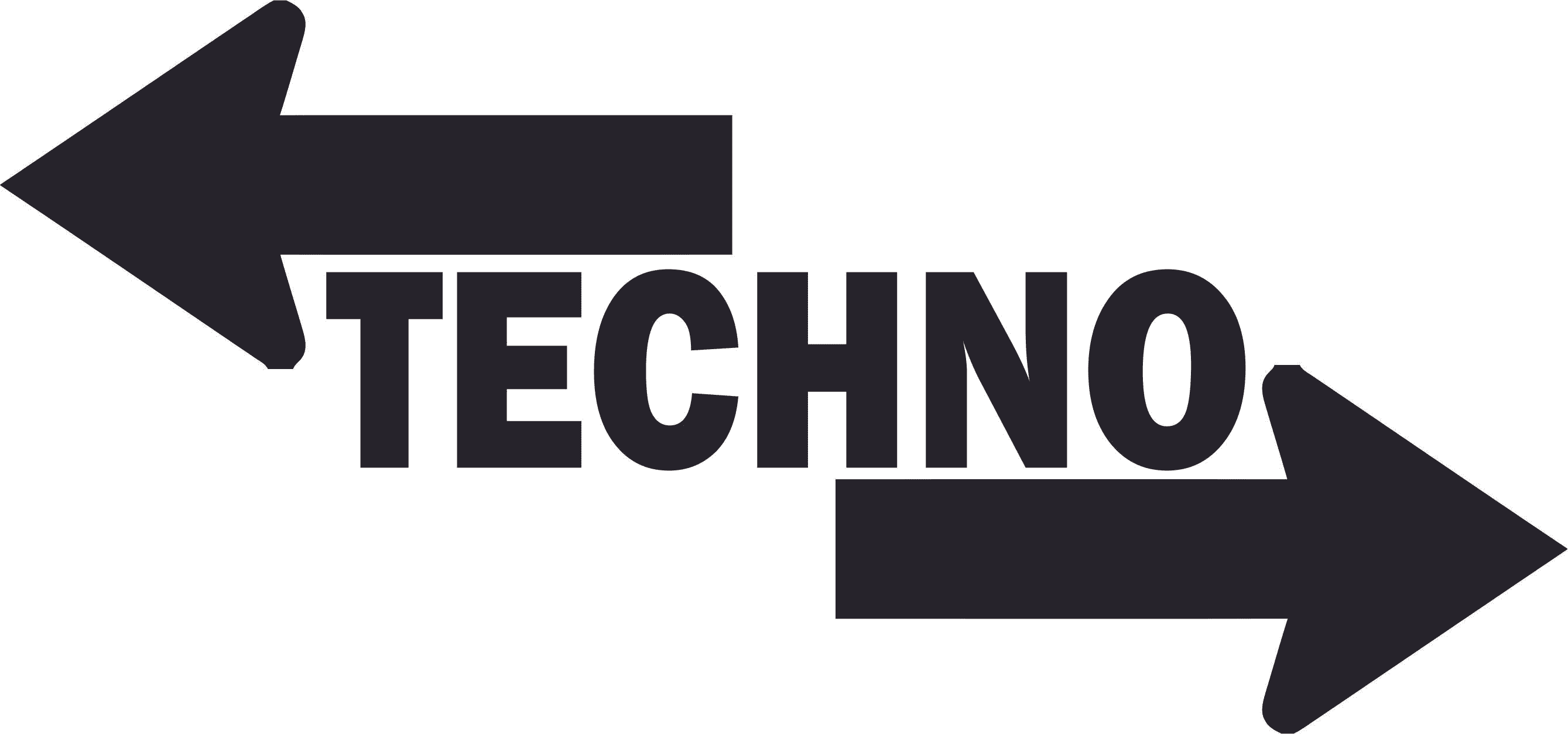 Techno Music Arrows Genre Electronic Visual Illustration Creative ...