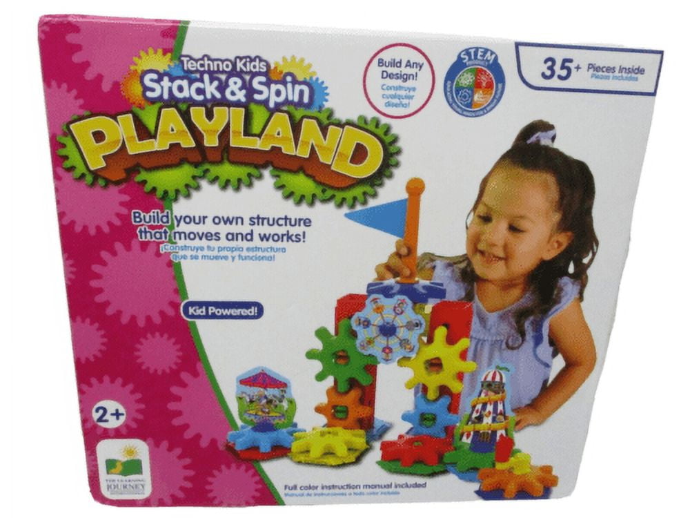 Techno kids Stack & Spin Playland Build Your Own Structure That Moves ...