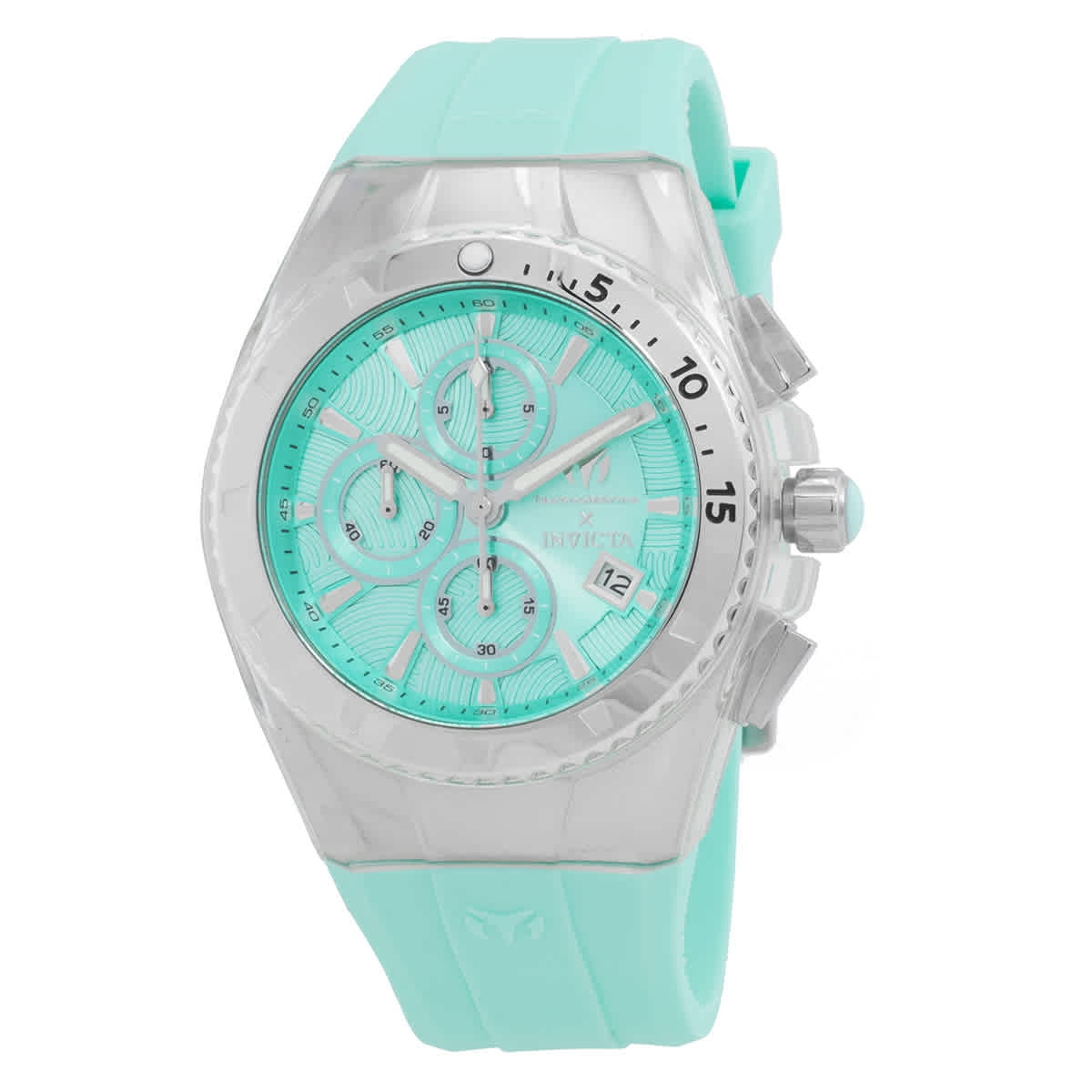 TechnoMarine Air Chronograph Quartz Aqua Blue Dial Men's Watch TM ...