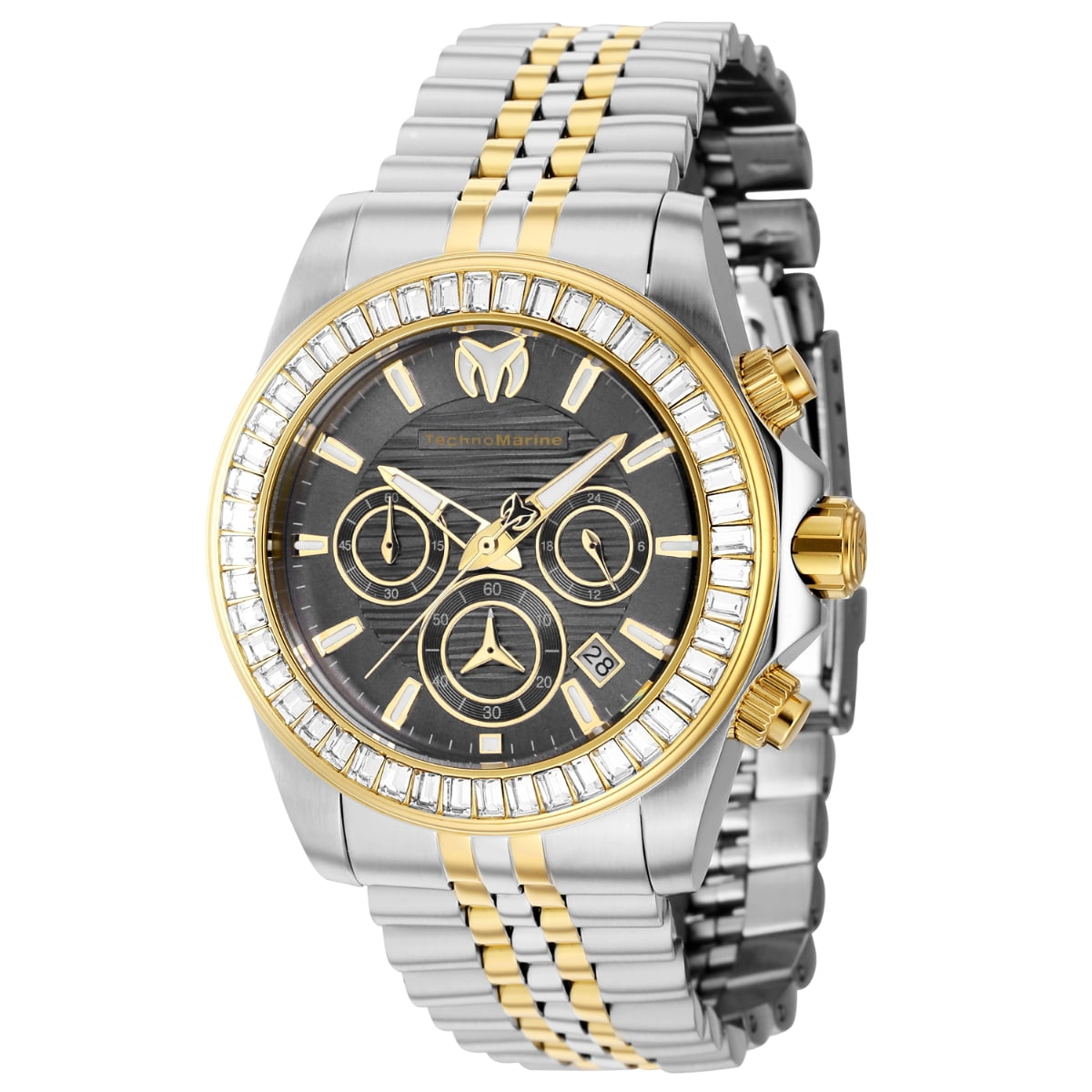 TechnoMarine Manta Ray Men's Watch - 42mm. Steel. Gold (TM-222040 ...