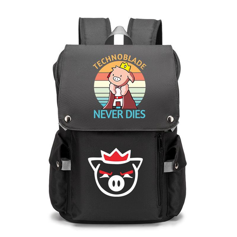 Technoblade Peripheral Dream SMP Male and Female Backpacks Middle and ...