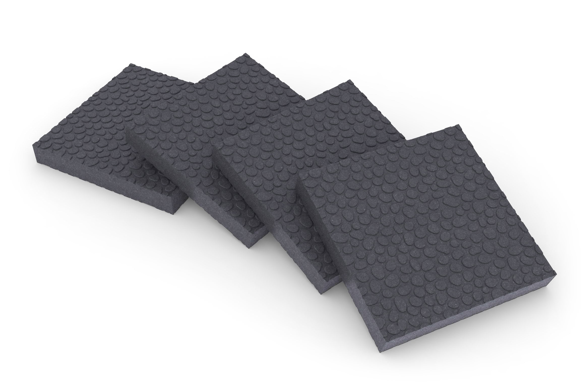 Technoflex Anti-Vibration Pads (16PK) - 3.75'' x 3.75'' x ½'' - Walmart.com