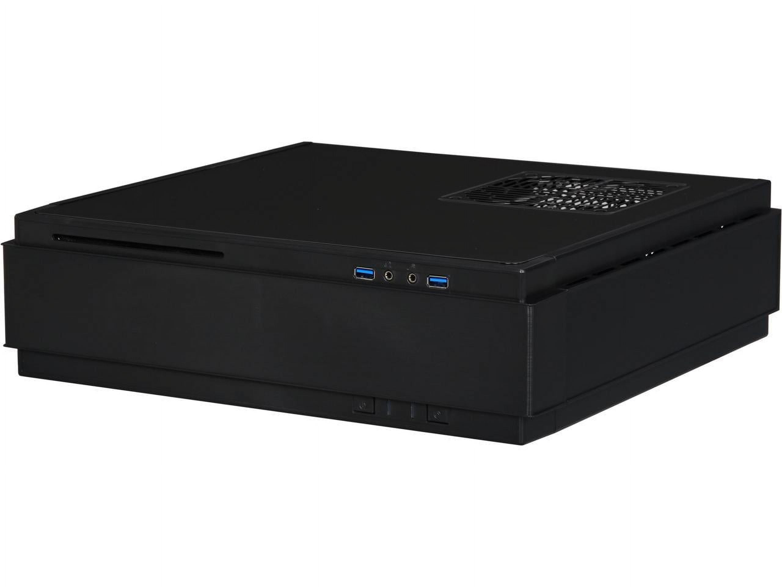 Technologies ML07B Slim Mini-ITX HTPC Gaming Case - Black - Walmart.com