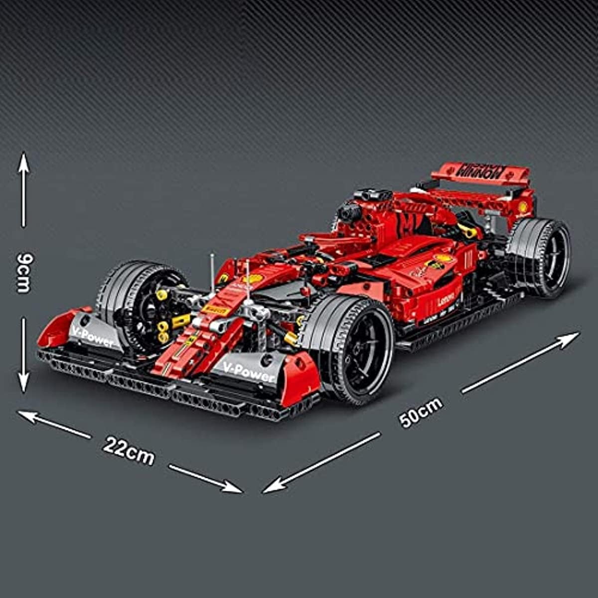Technology F1 Racing Car Building Kit, 1100 Pieces 1:14 Formula 1 ...