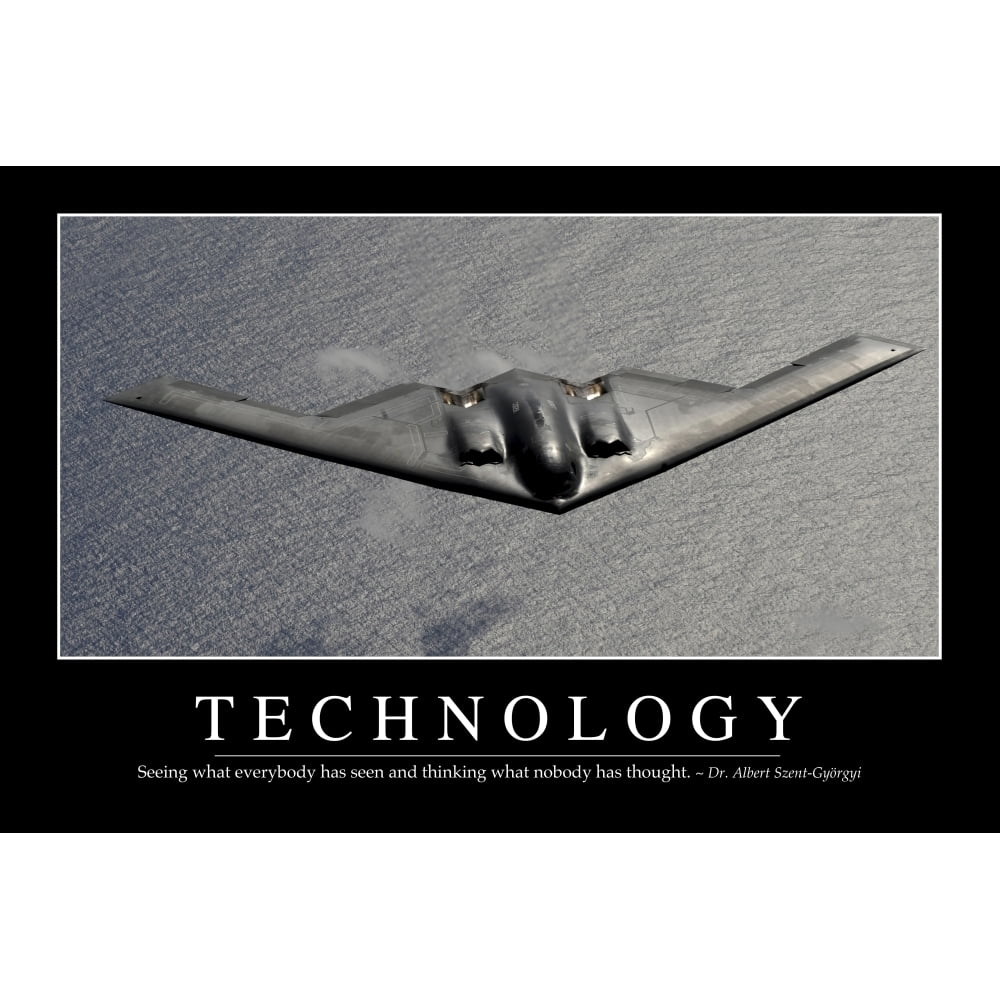 Technology: Inspirational Quote and Motivational Poster Poster Print ...