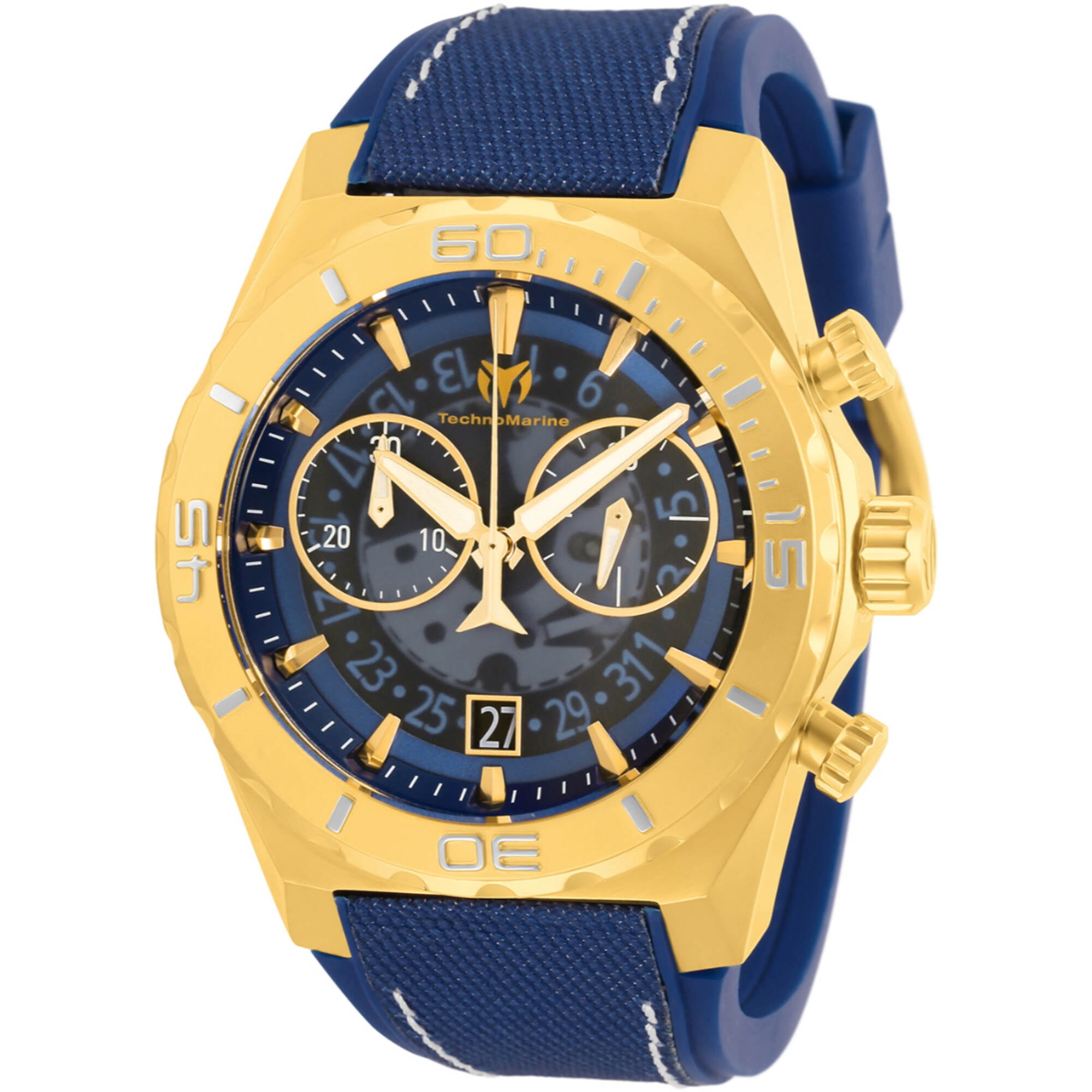 Technomarine Reef Chronograph Quartz Blue Dial Men's Watch TM-519009 ...