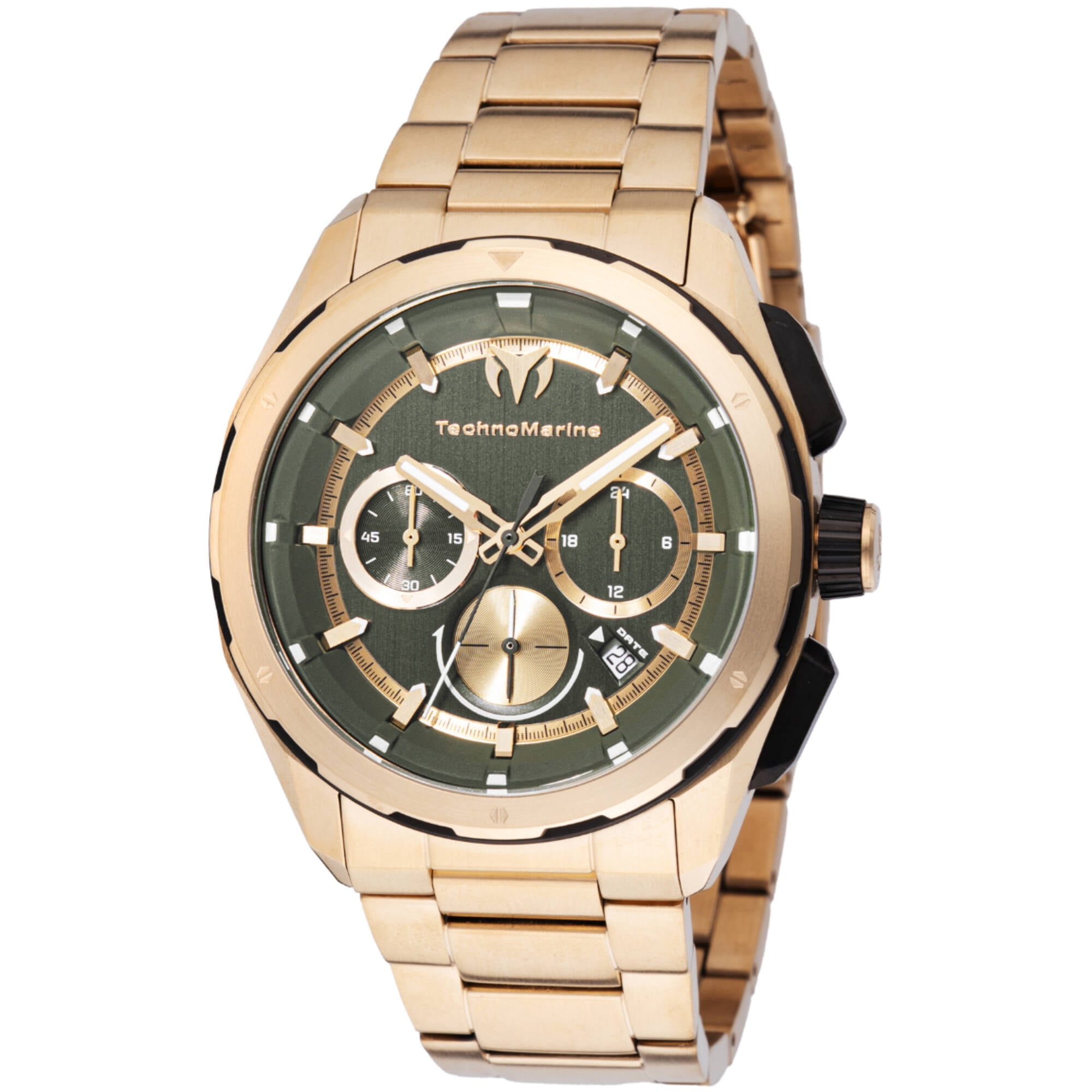 Technomarine TM-318095 Men's Ocean Nomad Quartz Chrono Steel Watch ...