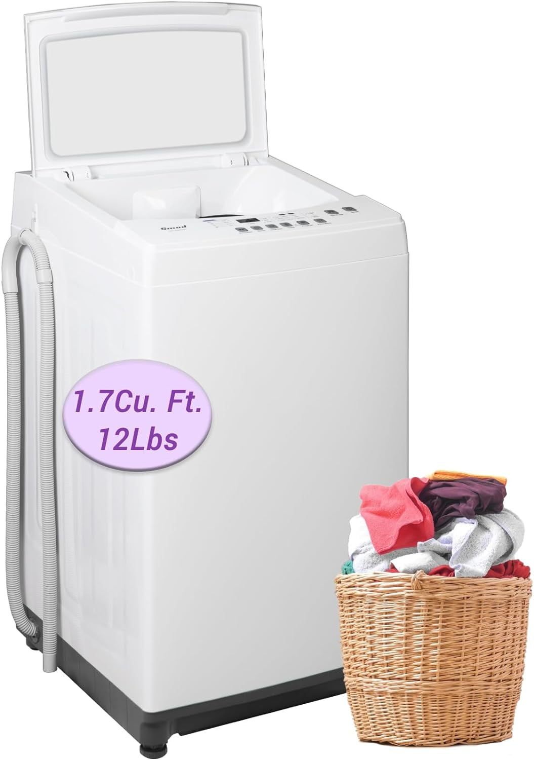 Techomey Compact Washing Machines 1.7 Cu ft Single Use in Schools and ...