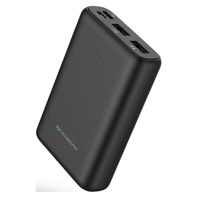Techsmarter 10,000mAh 18W USB C PD Portable Phone Charger. Compact ...