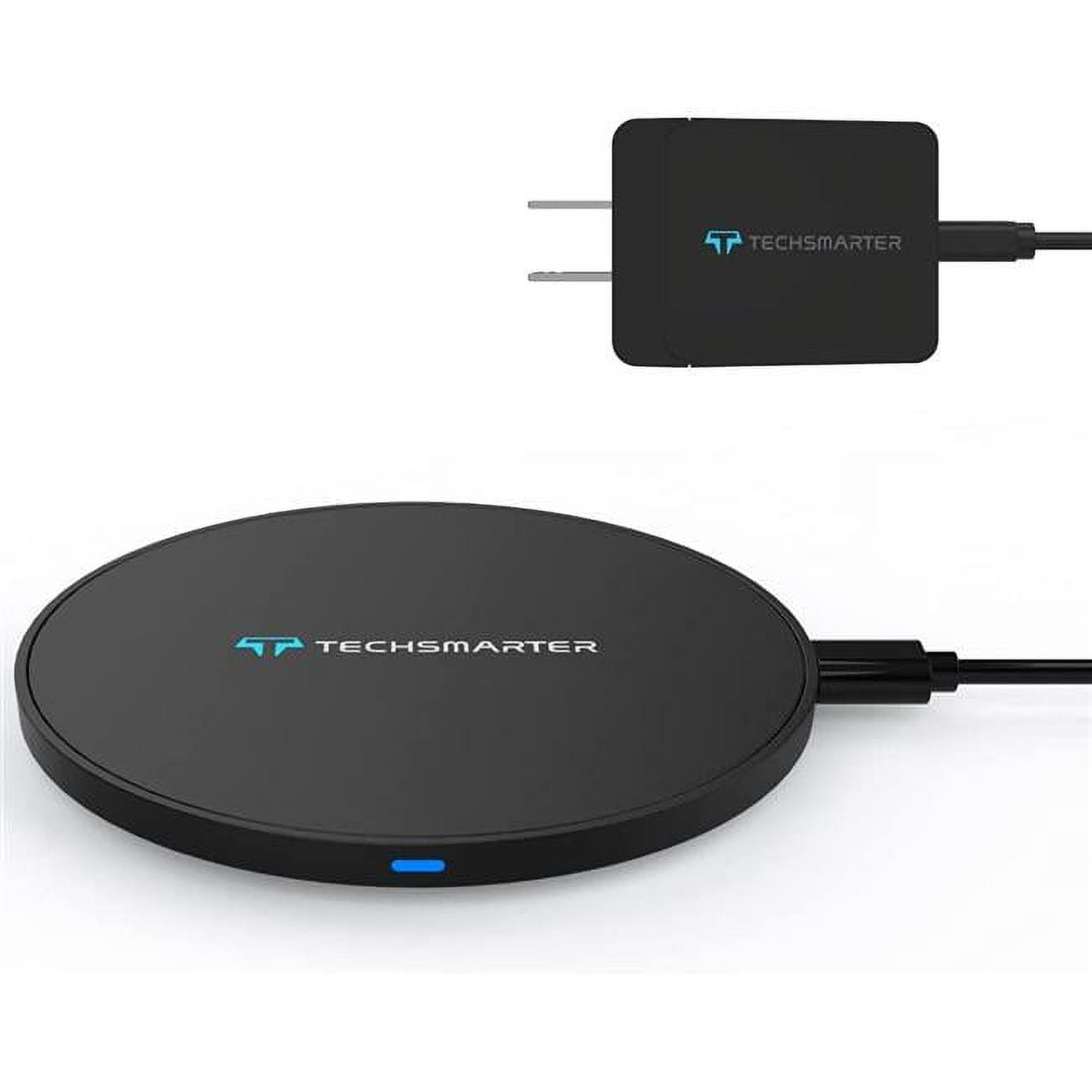 Techsmarter 15W Fast Wireless Charger & 18W USB Wall Charger for iPhone ...