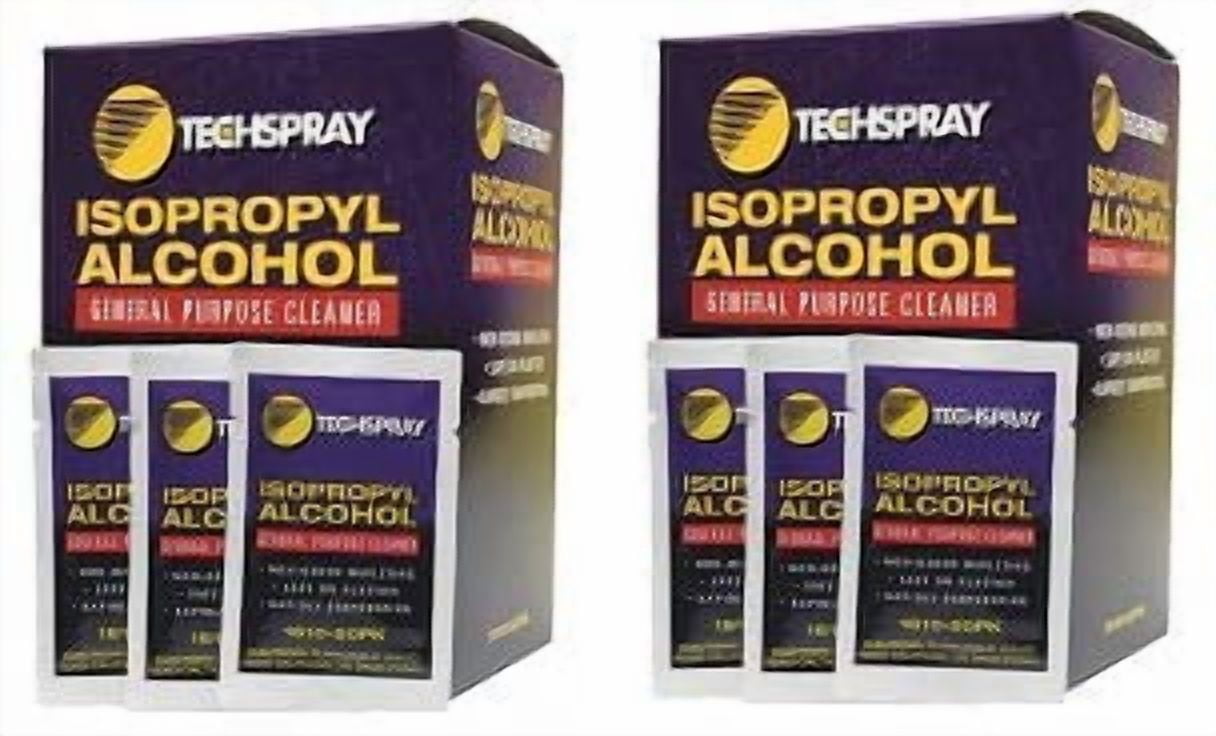 Techspray 1610-50PK 99.8% Pure IPA Wipes, 50 Individually Wrap Wipes ...
