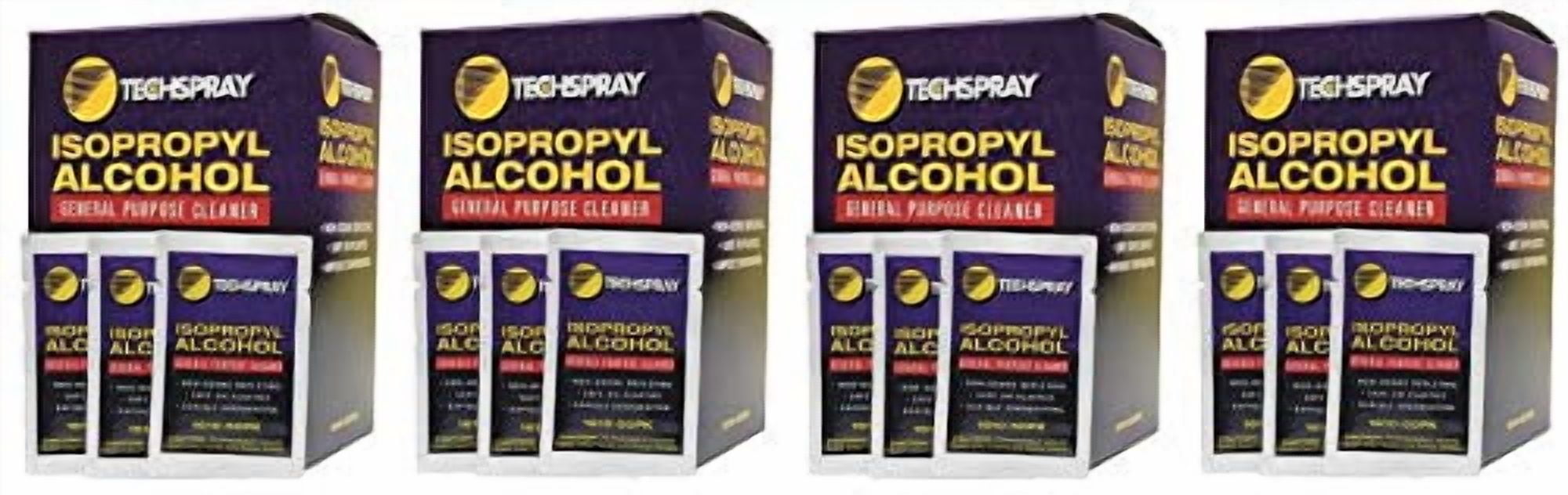 Techspray 1610-50PK 99.8% Pure IPA Wipes, 50 Individually Wrap Wipes ...