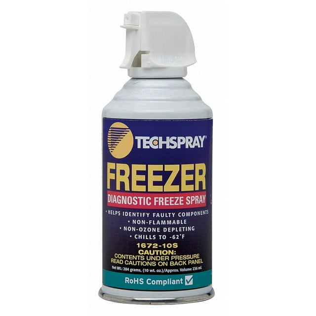 Techspray Diagnostic Freezer,Trig Spray Can,10 oz 1672-10S - Walmart.com