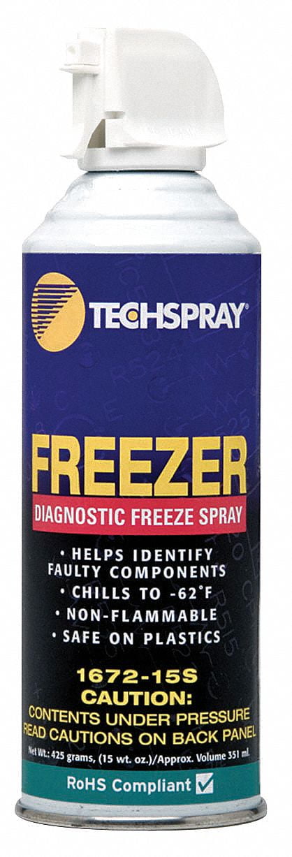 Techspray Diagnostic Freezer,Trig Spray Can,15 oz 1672-15S - Walmart.com