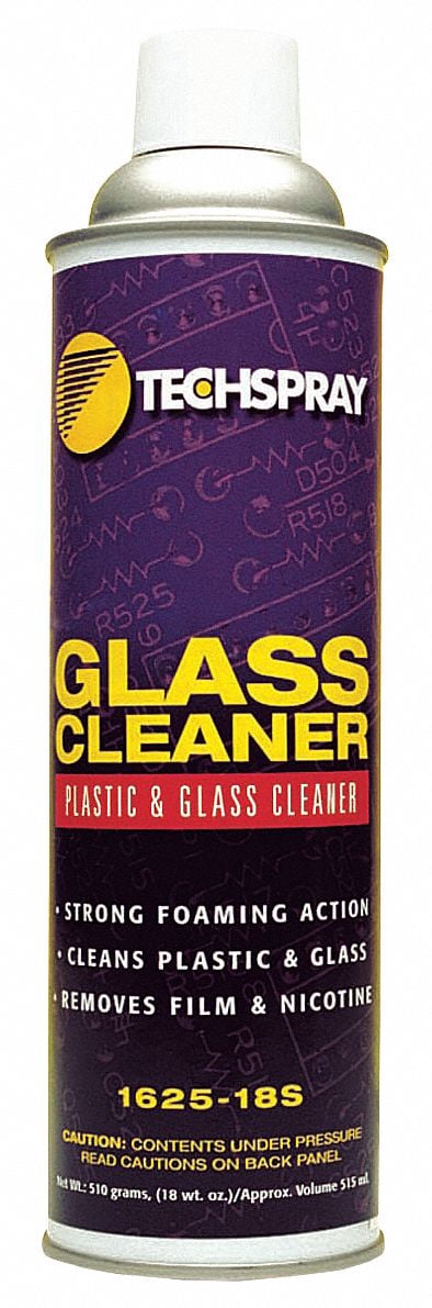 Techspray Glass Clnr,Aero Spray Can,20oz,Techspray 1625-18S - Walmart.com