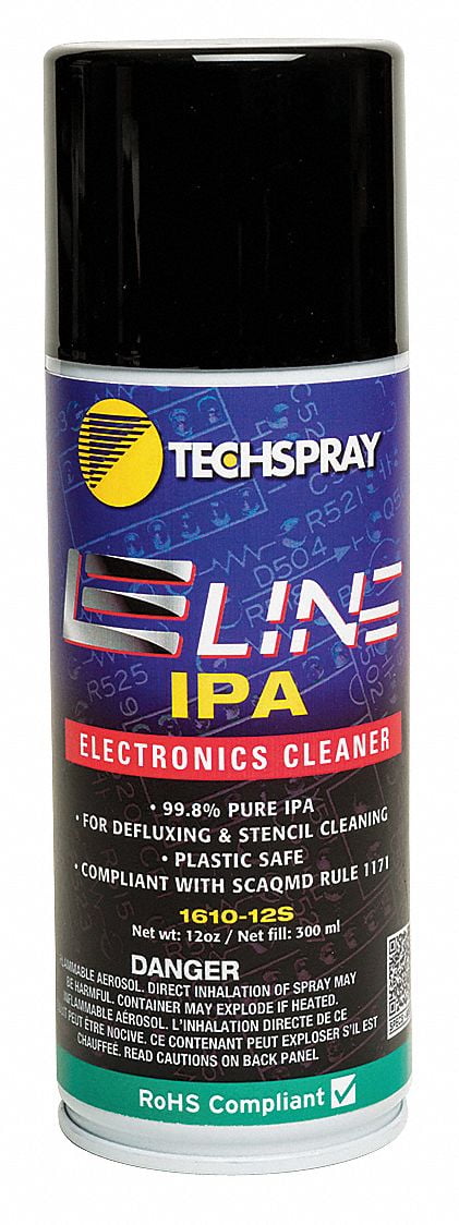 Techspray IPA Electronics Cleaner,12 oz 1610-12S - Walmart.com