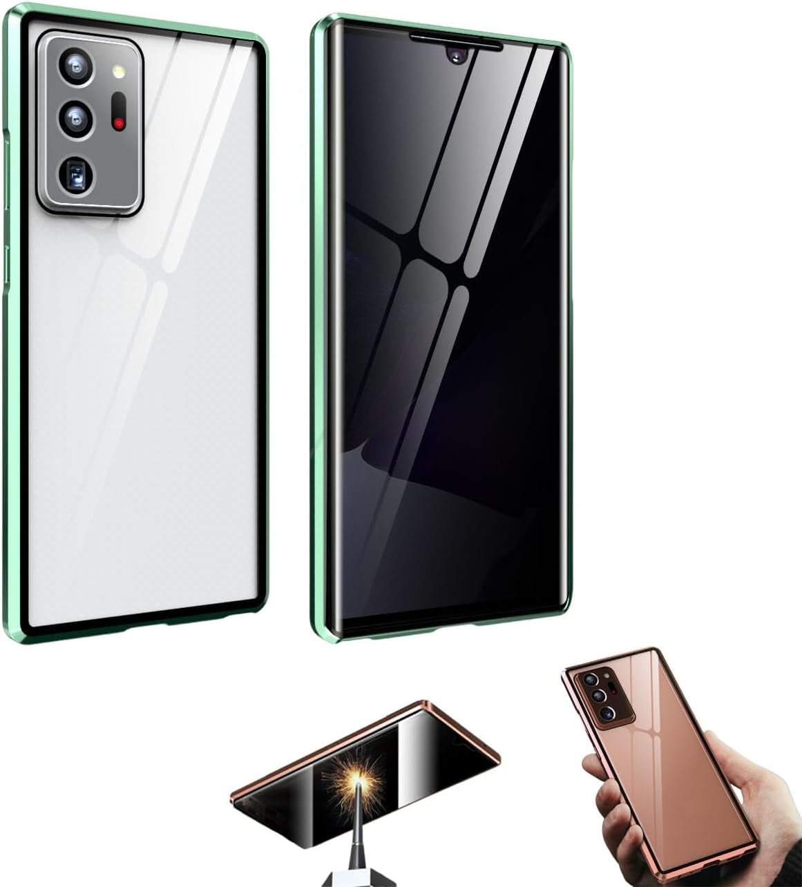 Techterio for Samsung S23/S24 Ultra Privacy Case, Techterio Privacy Case, Techterio for Samsung ...