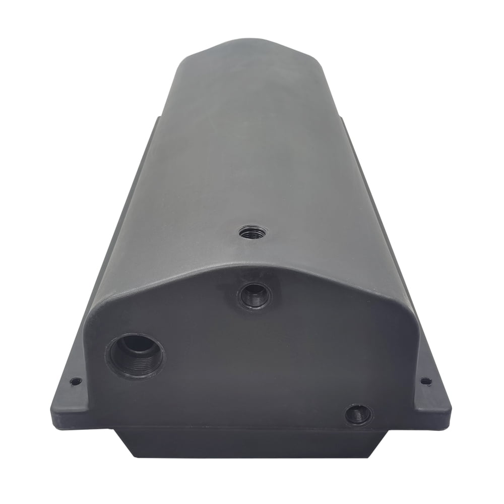 Techtongda 053139 Black, 315" x 1378" x 827" Polyethylene, Waste ...