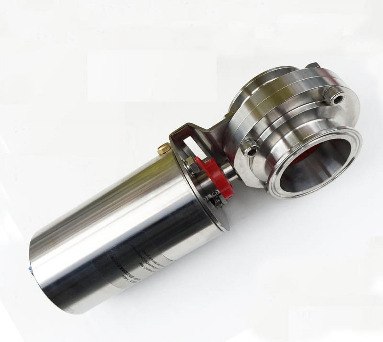 Techtongda 1.5" Trip Clamp Sanitary Pneumatic Actuator Butterfly Value ...