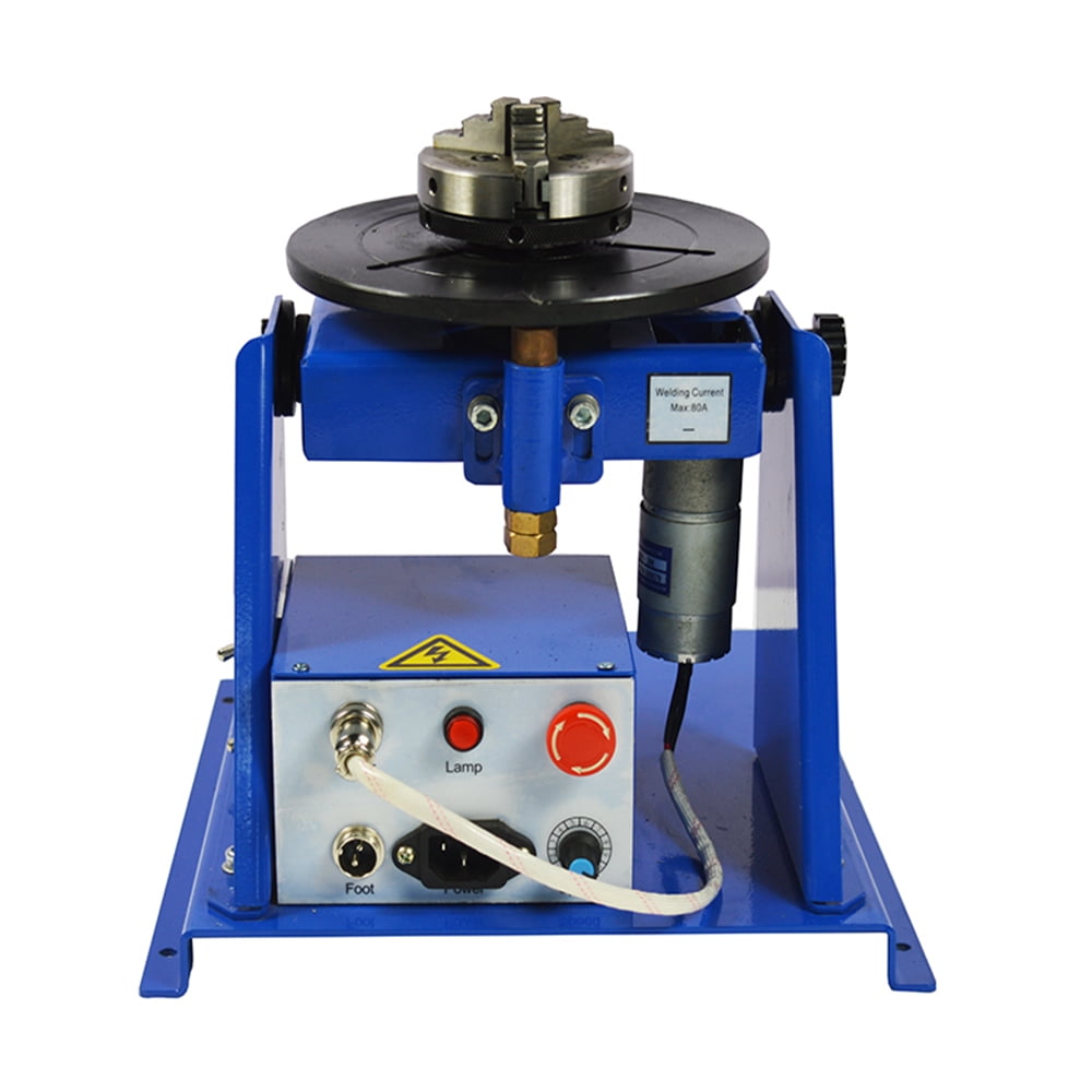 Techtongda 10KG Welding Rotator Positioner Turntable with 80mm Chuck ...