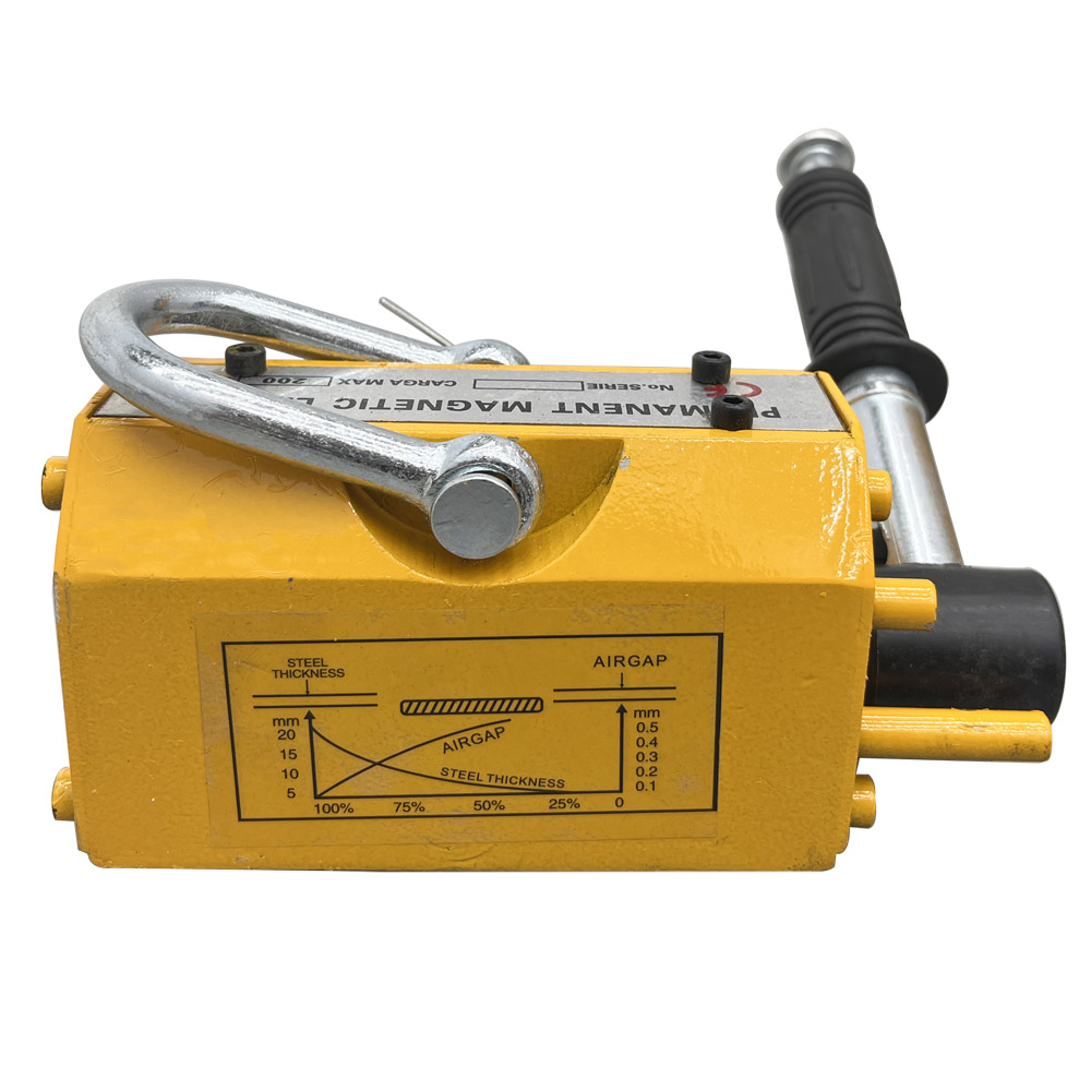 Techtongda 200KG Steel Magnetic Lifter Heavy Duty Crane Hoist Lifting ...