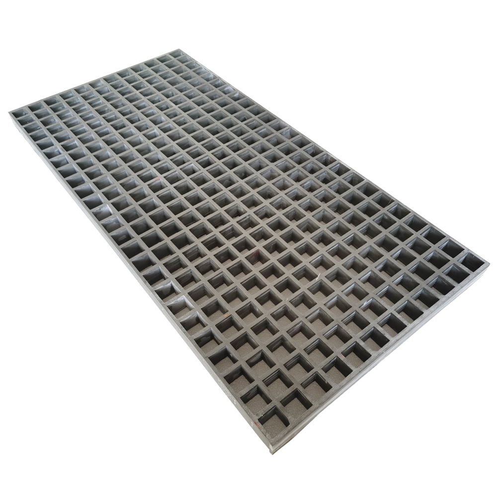 Techtongda 3.3ft*1.6ft Ground Grille Ground Grid Fiberglass FRP Grating ...