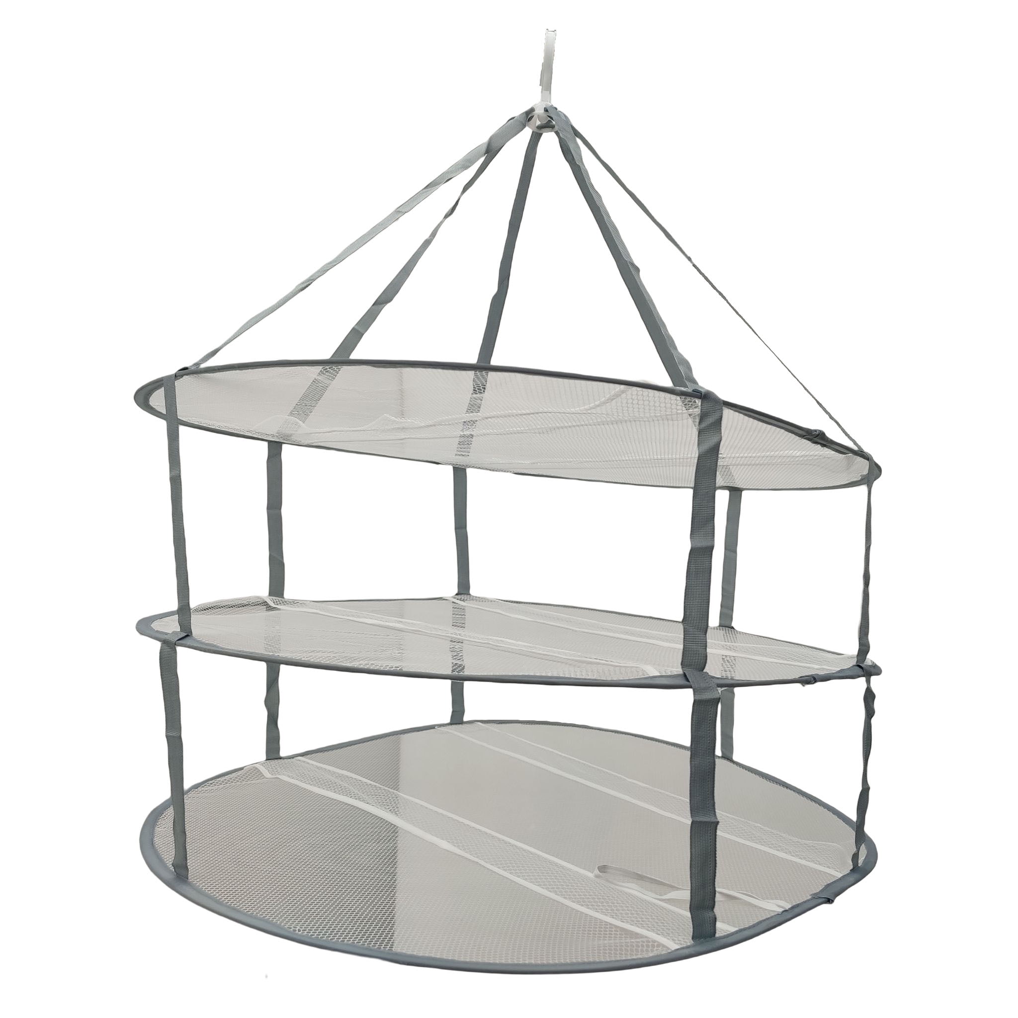 Techtongda 3-layer Folded Mesh Clothes Hanging Dryer Sweater Drying ...
