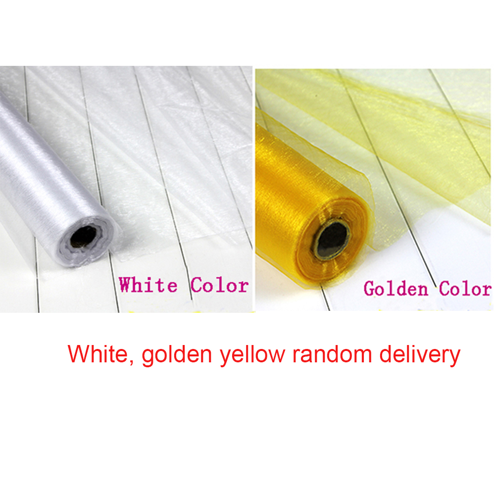 Techtongda 32.8Yards Bridal Wedding Draping Decoration Glass Yarn Glass ...