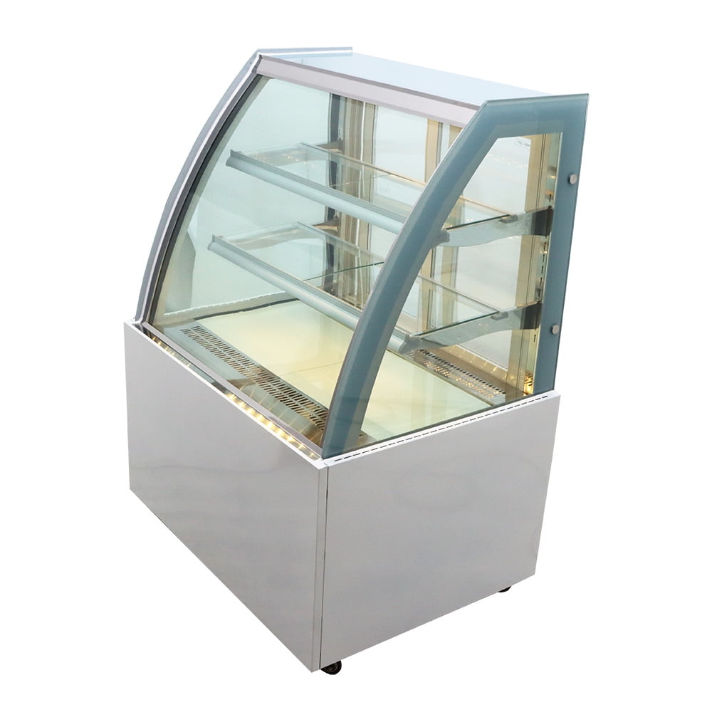 Techtongda 35.4in Refrigerated Display Cabinet Countertop Cake Display ...