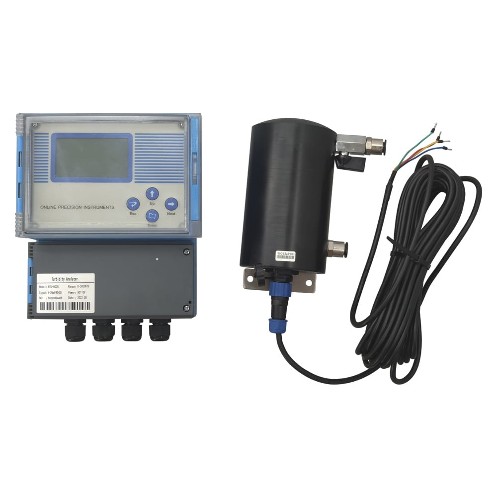 Techtongda 5000NTU Water Treatment Flow-Through Online Turbidity Meter ...