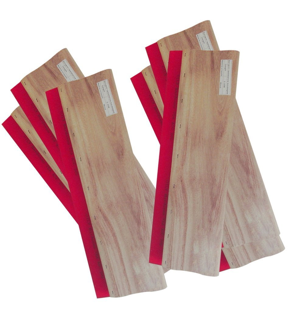 Techtongda 6 pcs 9.4" (24cm) Silk Stencil Printing Squeegee Wood Screen ...