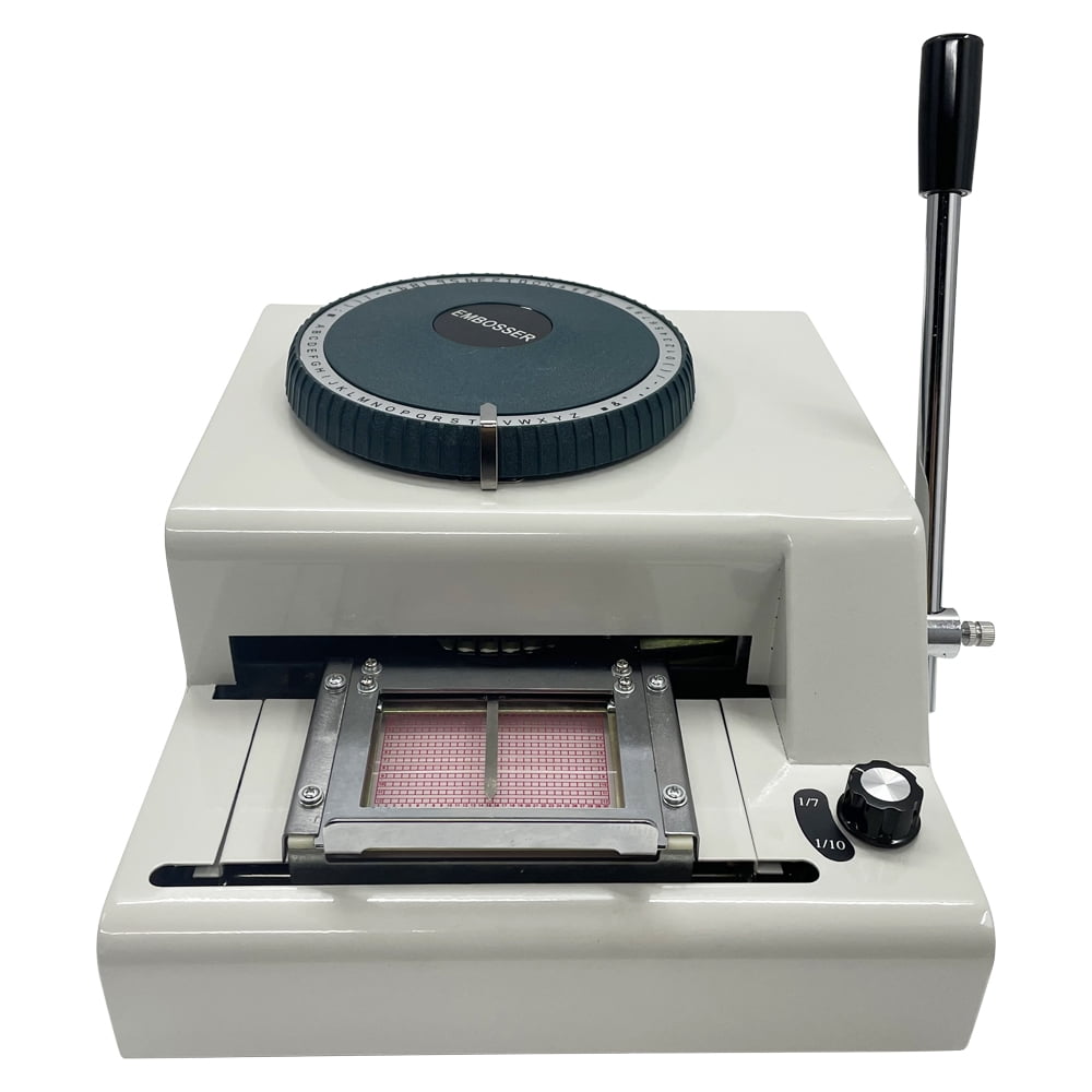 Techtongda 66 Characters Convex Embosser Manual PVC Embossing Machine ...