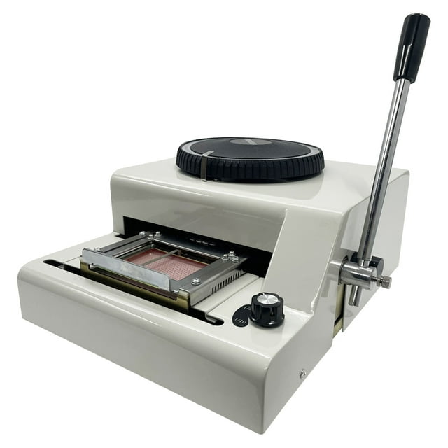 Techtongda 71 Characters Convex Embosser Manual PVC Card Embossing ...