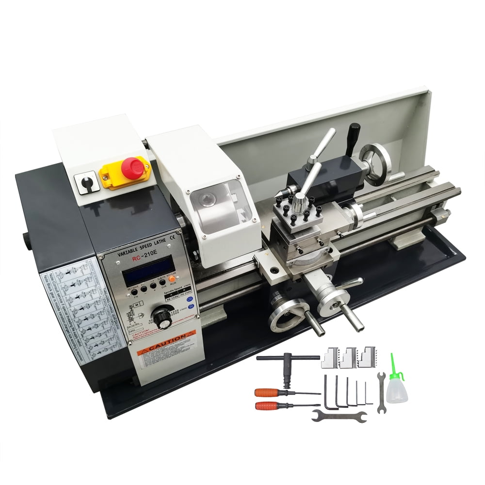 Techtongda 8"*16" Electronic Pulse Precision Metal Bench Lathe ...