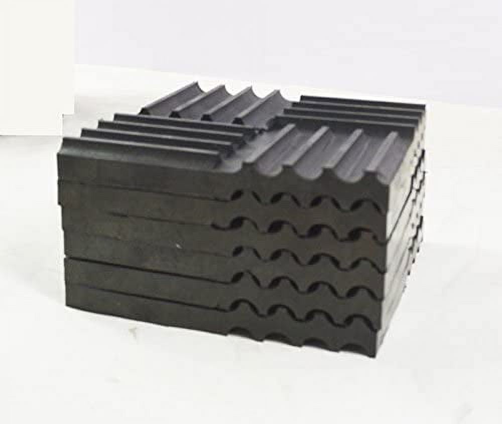 Techtongda Black 6.6X6.6X0.7in Solid Rubber Spacer Auto Lift Block Pad ...