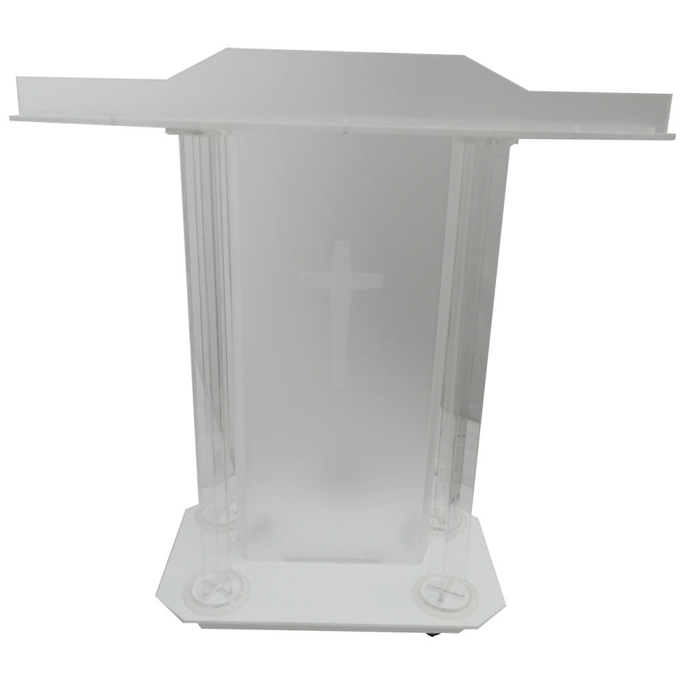 Techtongda Clear Acrylic Plexiglass Podium Acrylic Pulpits Floor ...