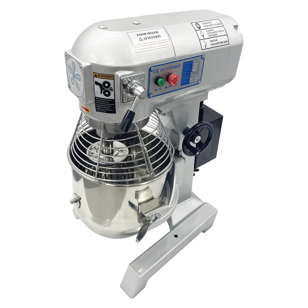 Techtongda Commercial 10L Dough Food Mixer 3 Speed 450w Gear Driven ...