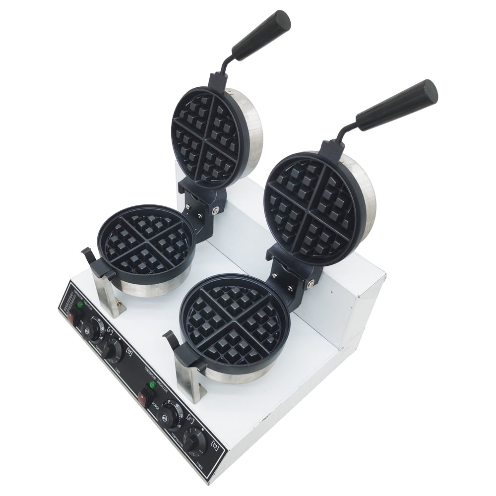Techtongda Electric Dual Rotary Waffle Maker Baker Muffin Maker Waffle ...