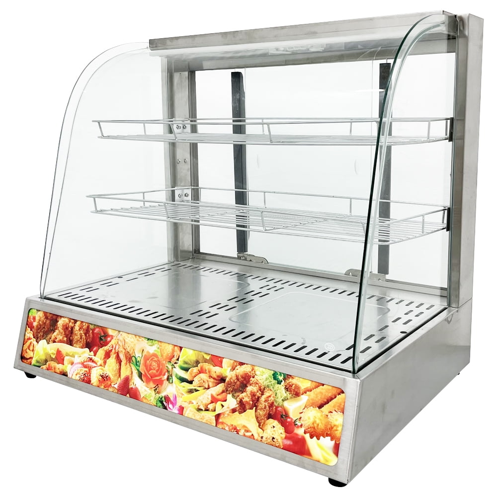 Techtongda Electric Food Pizza Warmer 3 Tiers Food Display Case Egg ...