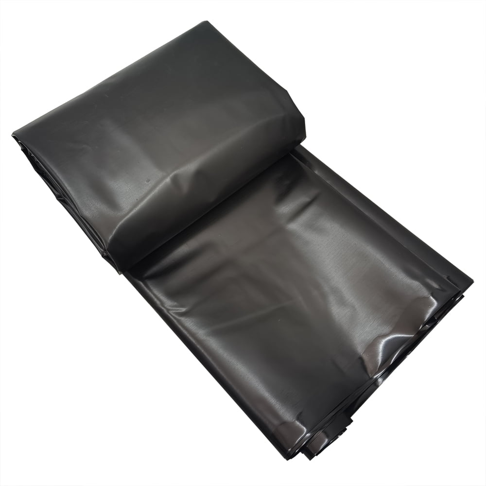 Techtongda HDPE Flexible Water Garden Fish Pond Liner 20'*20' Black ...